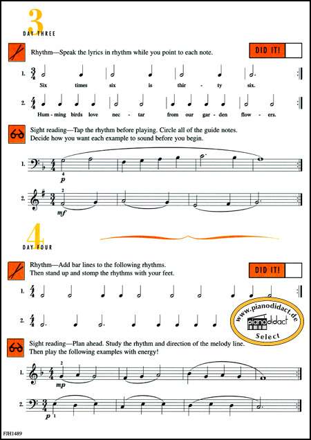 Sight Reading & Rhythm Book 1A | Noten Lesen | Lehren und Lernen ...