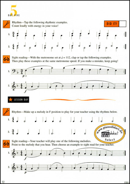 Sight Reading & Rhythm Book 1A | Noten Lesen | Lehren und Lernen ...